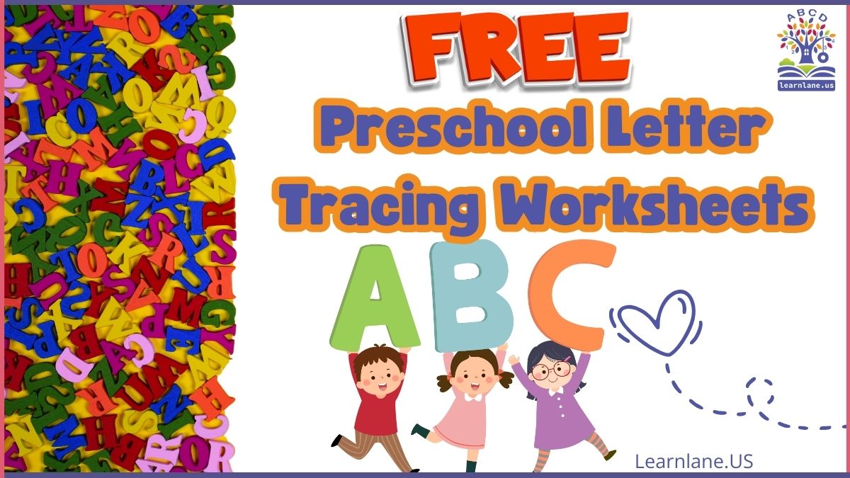 Free Preschool Letter Tracing Worksheets | Preschool Alphabet Tracing ...