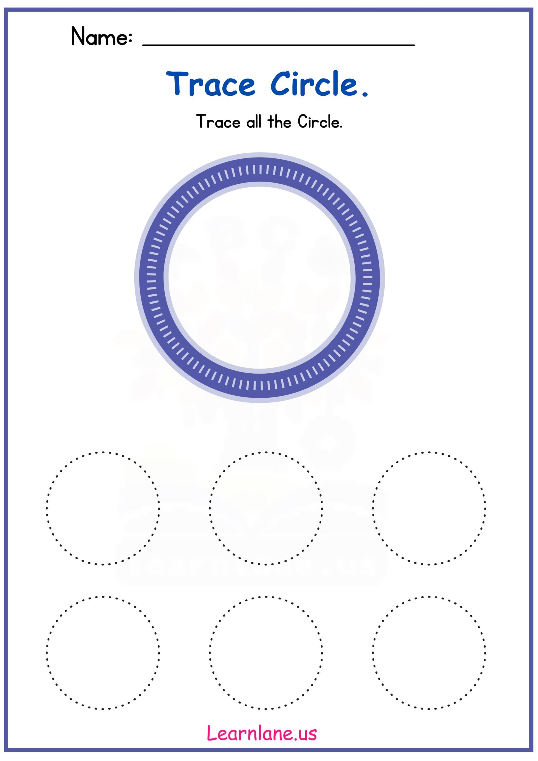 Free Circle Tracing Worksheets for Preschoolers - Best Education Hub in ...