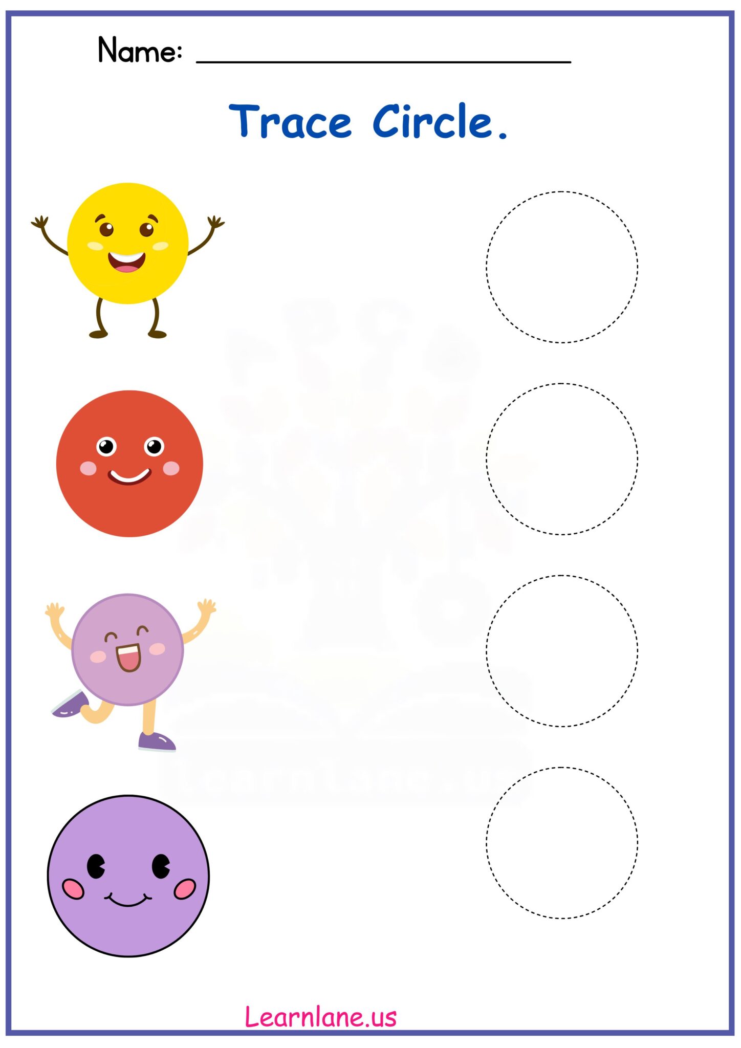 Free Circle Tracing Worksheets for Preschoolers - Best Education Hub in ...