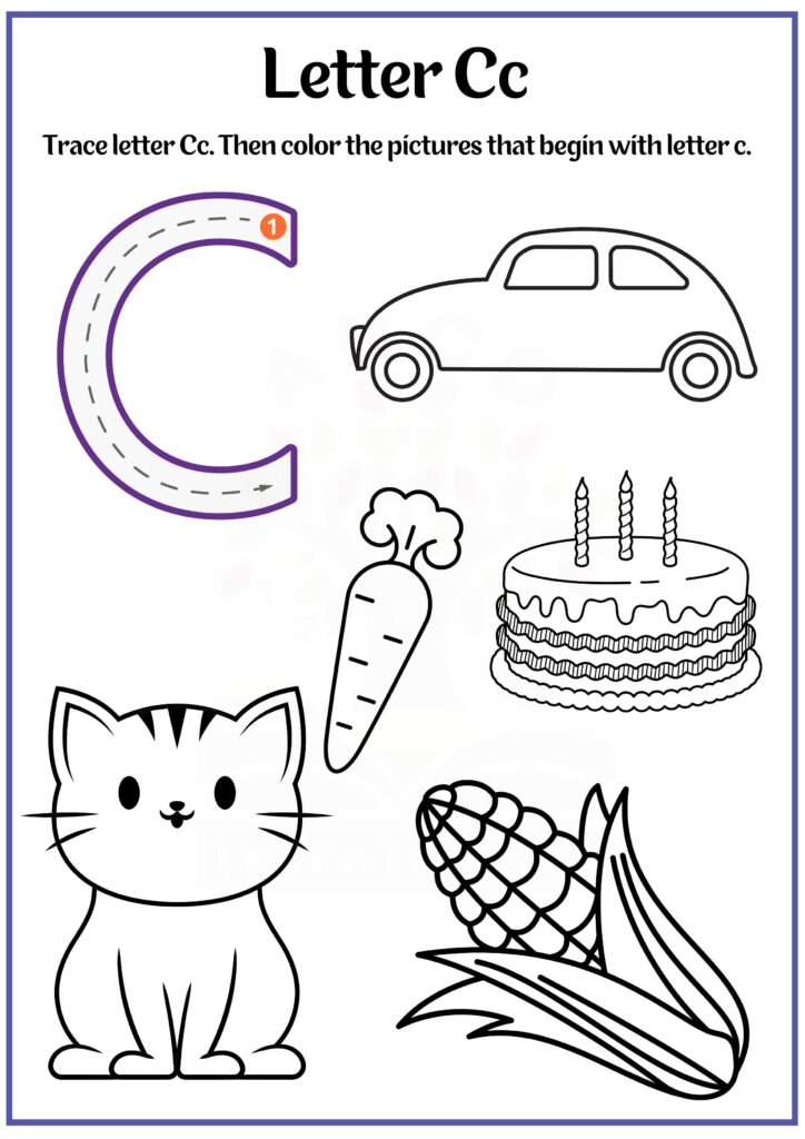 Free Letter C Tracing Worksheets for PreK - Best Education Hub in USA ...